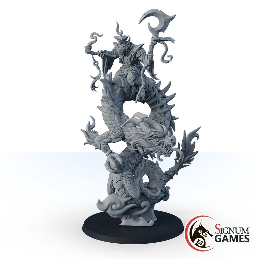 Dragon Warrior Kitsune, Tadashi, Priest of Destruction, 32mm 28mm Scale ...