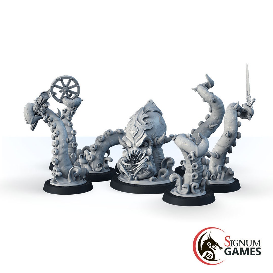 Kraken DND Fantasy Miniature, Beast Monster Magical Creature, Octopus ...