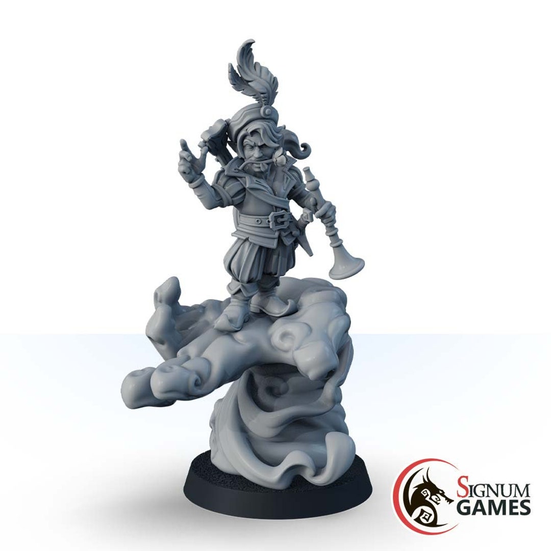 Miniature Bard Dnd, Lyricus, the Charismatic Bard With a Flower ...