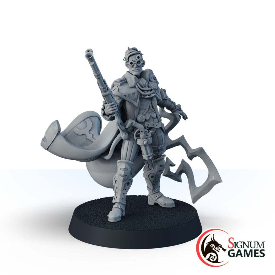 Dragomir Cernik, Mechanist With Gun Fantasy Miniatures, Gunner ...