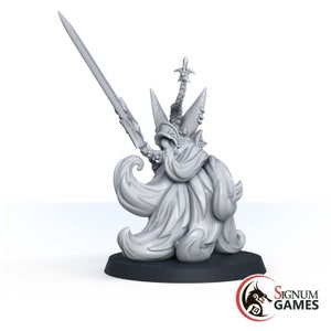 Kitsune Fox Assassin Miniature, 32mm 28mm Ninja Kitsune Clan, 3D Resin ...