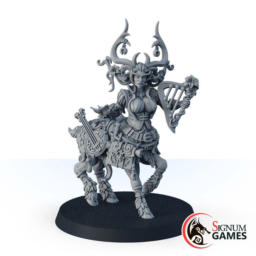 Female Beastman, 32mm 28mm Scale, 3D Printed Dnd Miniature, Lady ...