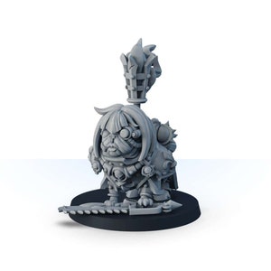 Galaxy Conqueror Pugs, War Commander Warrior Paladin Pug, 32mm 28mm ...