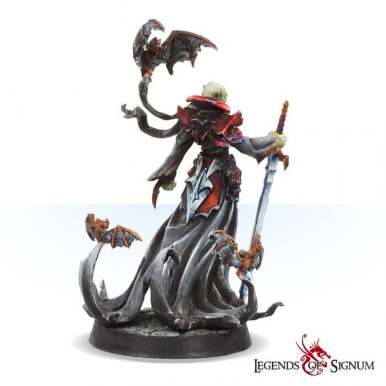 Vampire Lord Dnd Miniature, Highly Detailed Resin 3D Printed Miniature ...