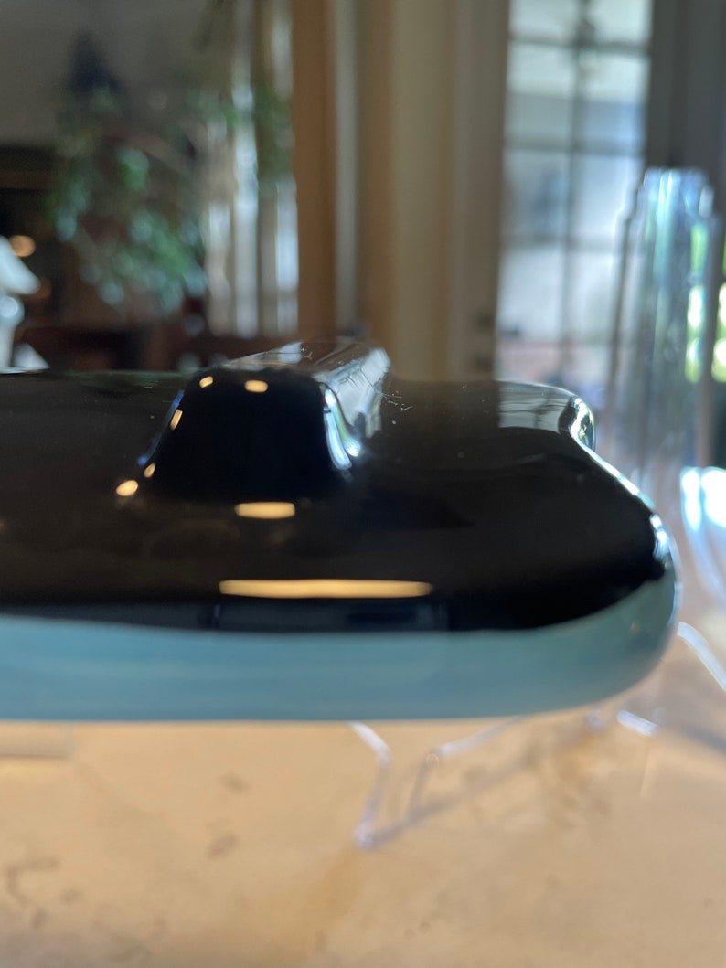 Alexis Ink Pottery Whimsical Wavy Slender Ceramic Tray - Etsy