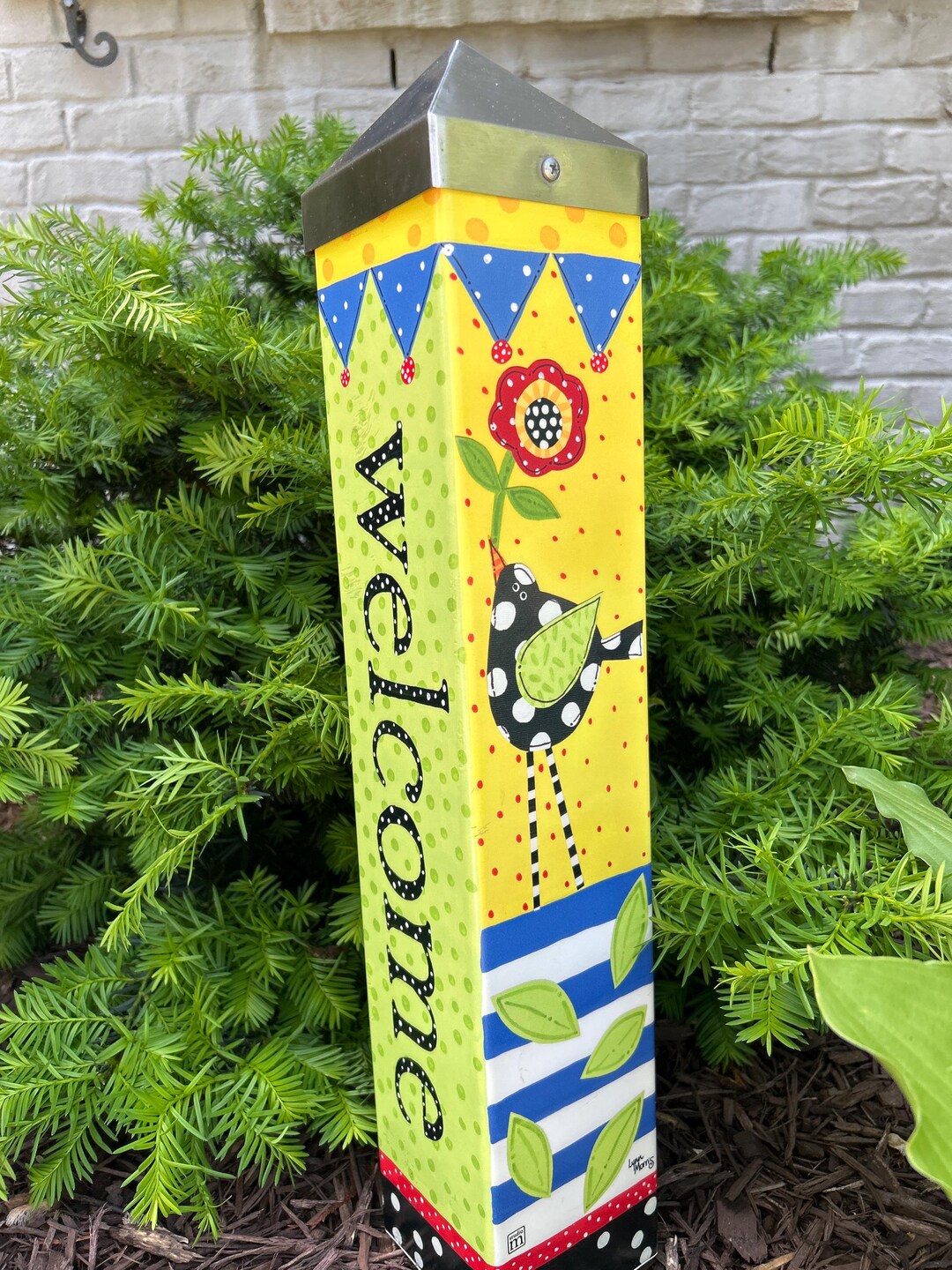 Lynn Morris Design Studio M, Signed Art Box, Yard Decor, Outdoor ...