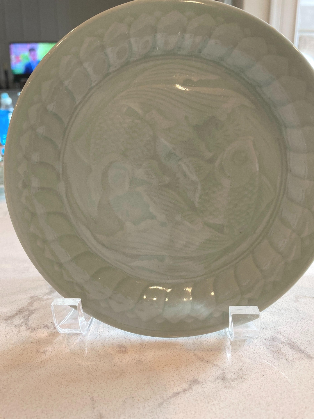 Vintage Japanese Koi Fish Dessert, Bread Plates Porcelain Koi Plates ...