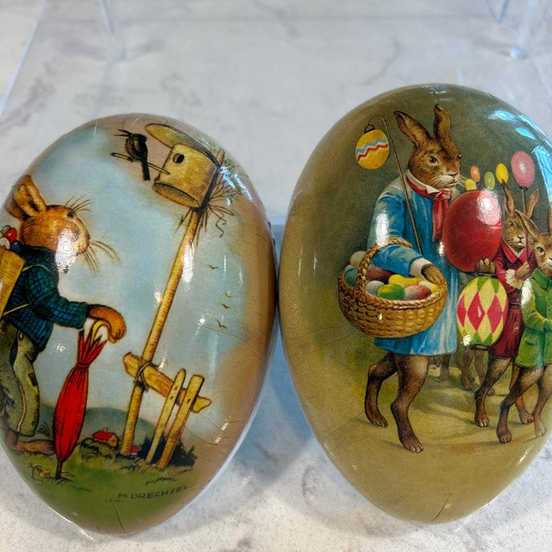 Vintage Easter Eggs - Etsy