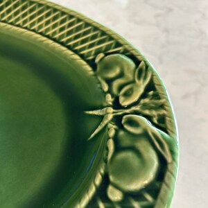 BORDALLO PINHEIRO Bunny Rabbit Lattice Easter Platter Portuguese ...