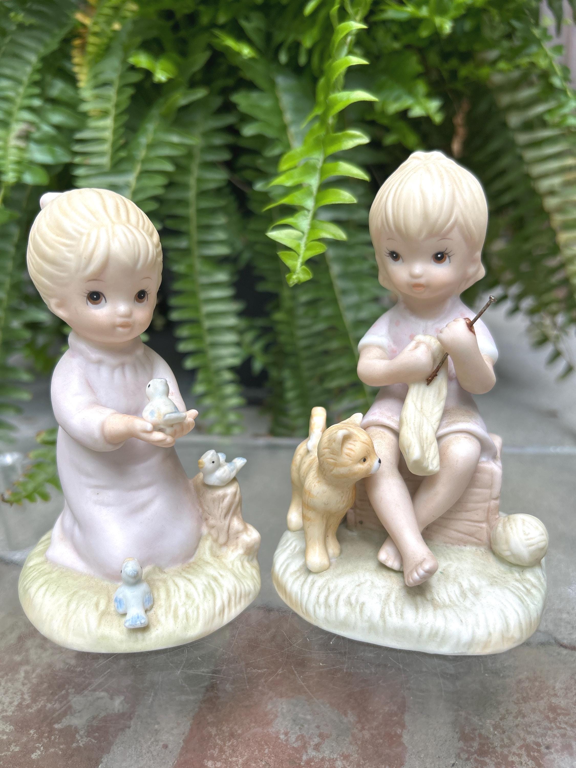 Vintage Lefton the Christopher Collection Porcelain Figurine, Girl ...