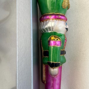 Christmas Nutcracker Ornament Vitbis Polish Hand Crafted Glass ...