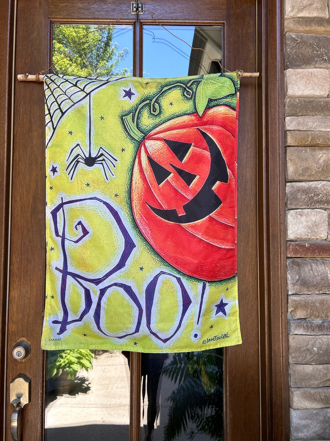 Cute Halloween BOO Yard Flag by Anne Tavoletti, Carson House Flag ...