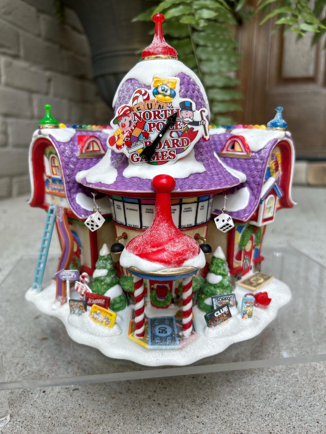 Department 56 Christmas North Pole Series 'north Pole Board Games ...
