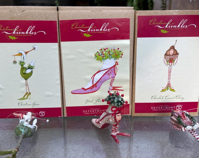 Vintage Christmas Krinkles Patience Brewster, Department 56, Christmas ...