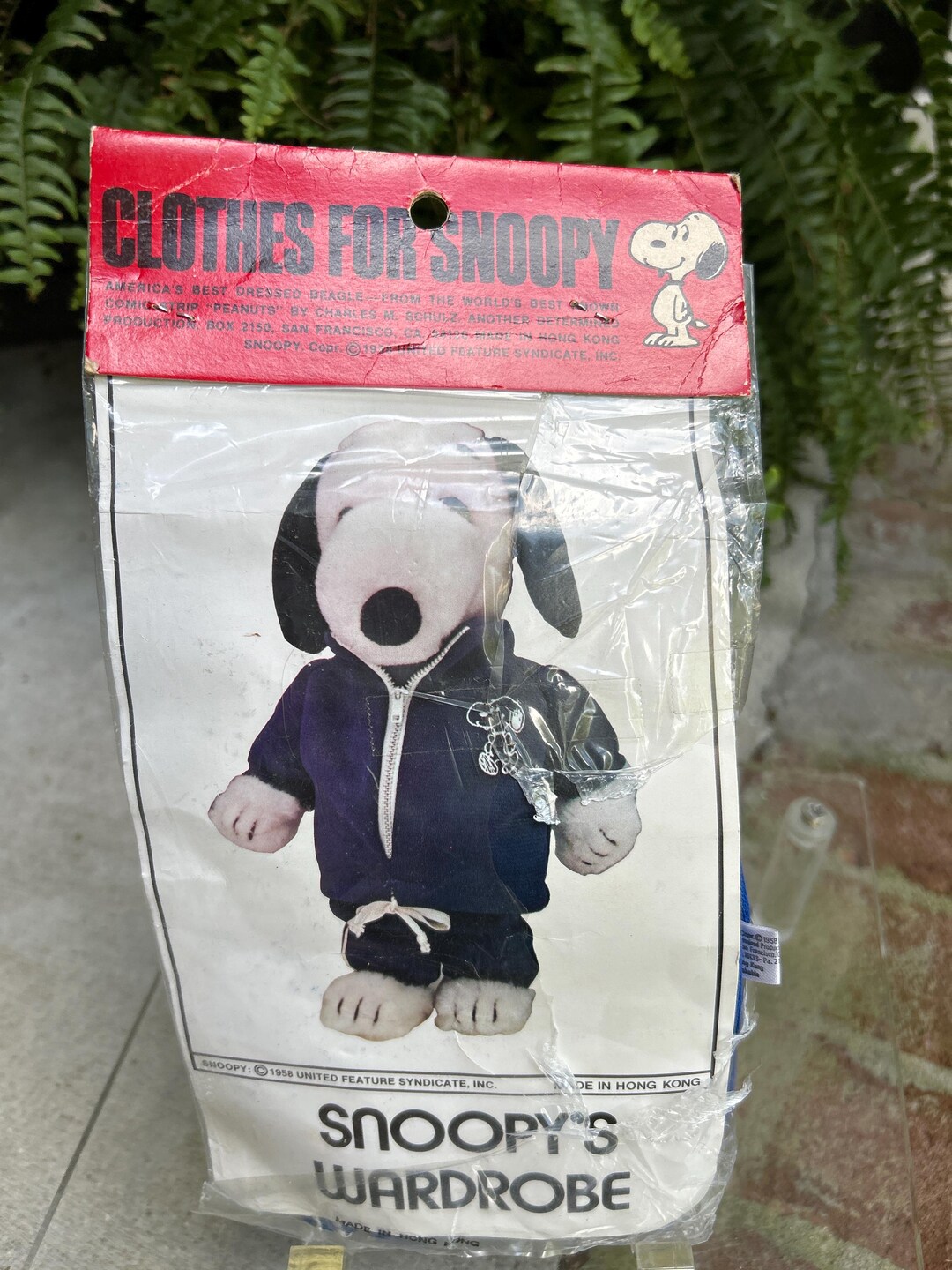 Vintage Peanuts Clothes for Snoopy, Snoopy's Wardrobe Jogging Track ...