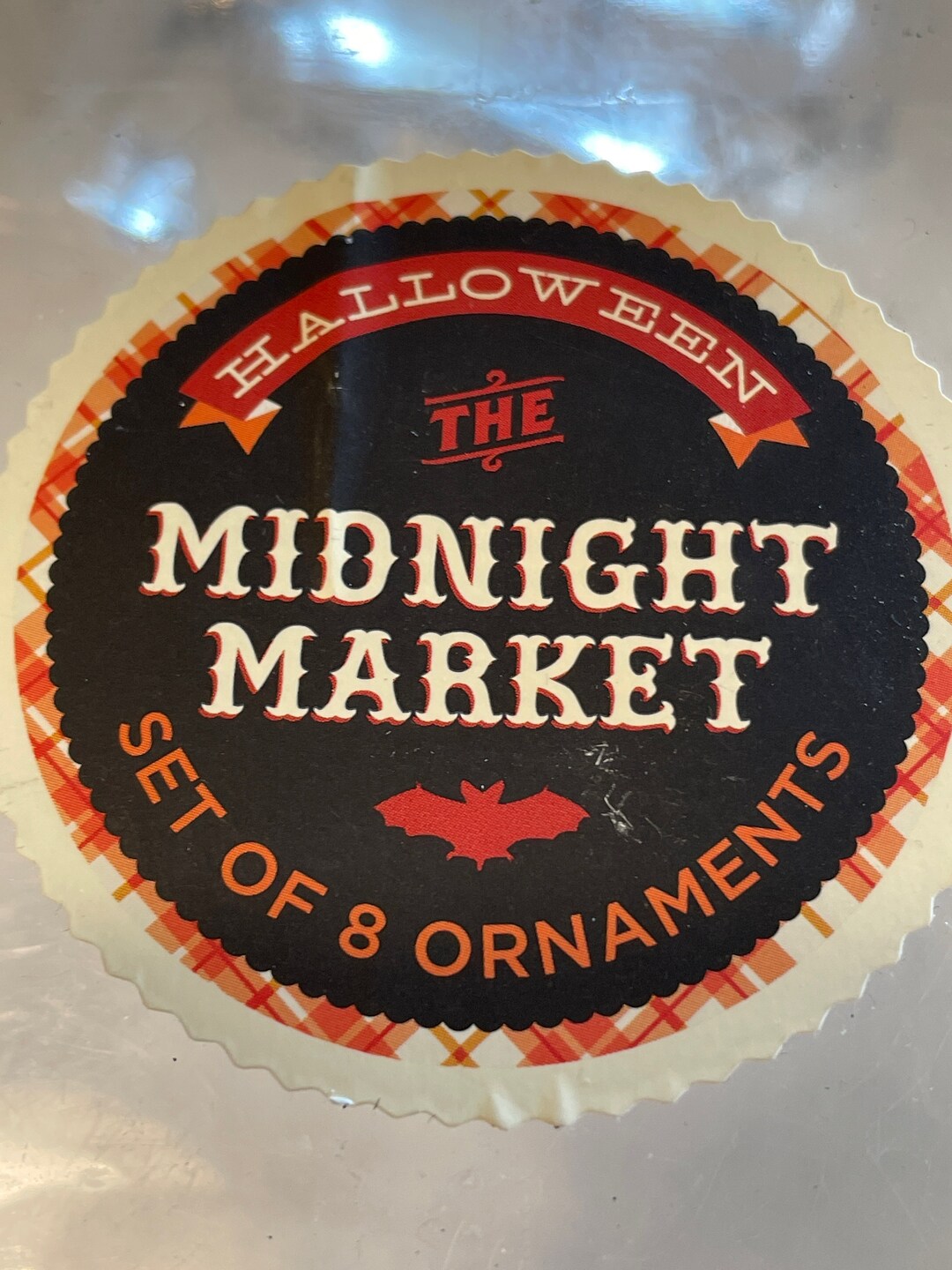 Halloween Mini Tree Ornaments Midnight Market Set of 8 Mini Halloween ...