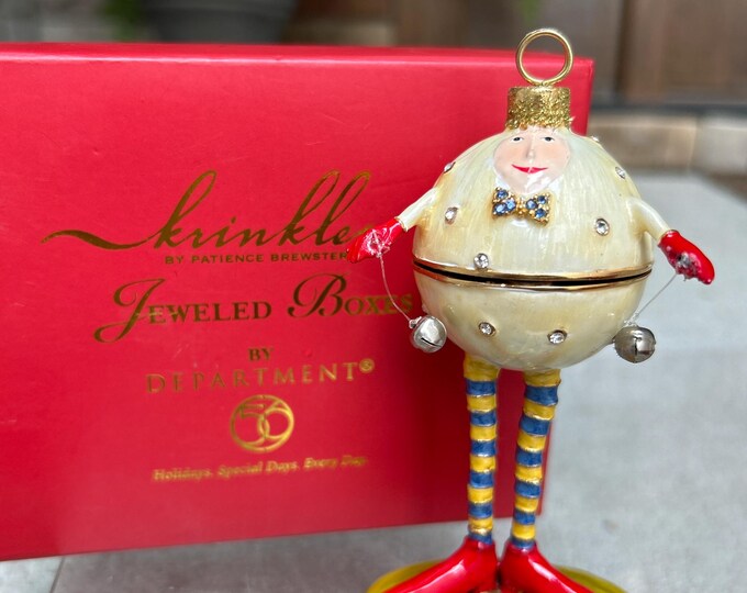 Krinkles by Patience Brewster Jeweled Box by Department 56 Krinkles ...
