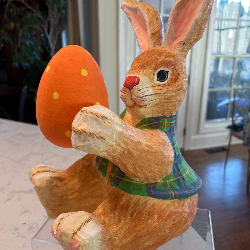 Paper Mache Bunny - Etsy