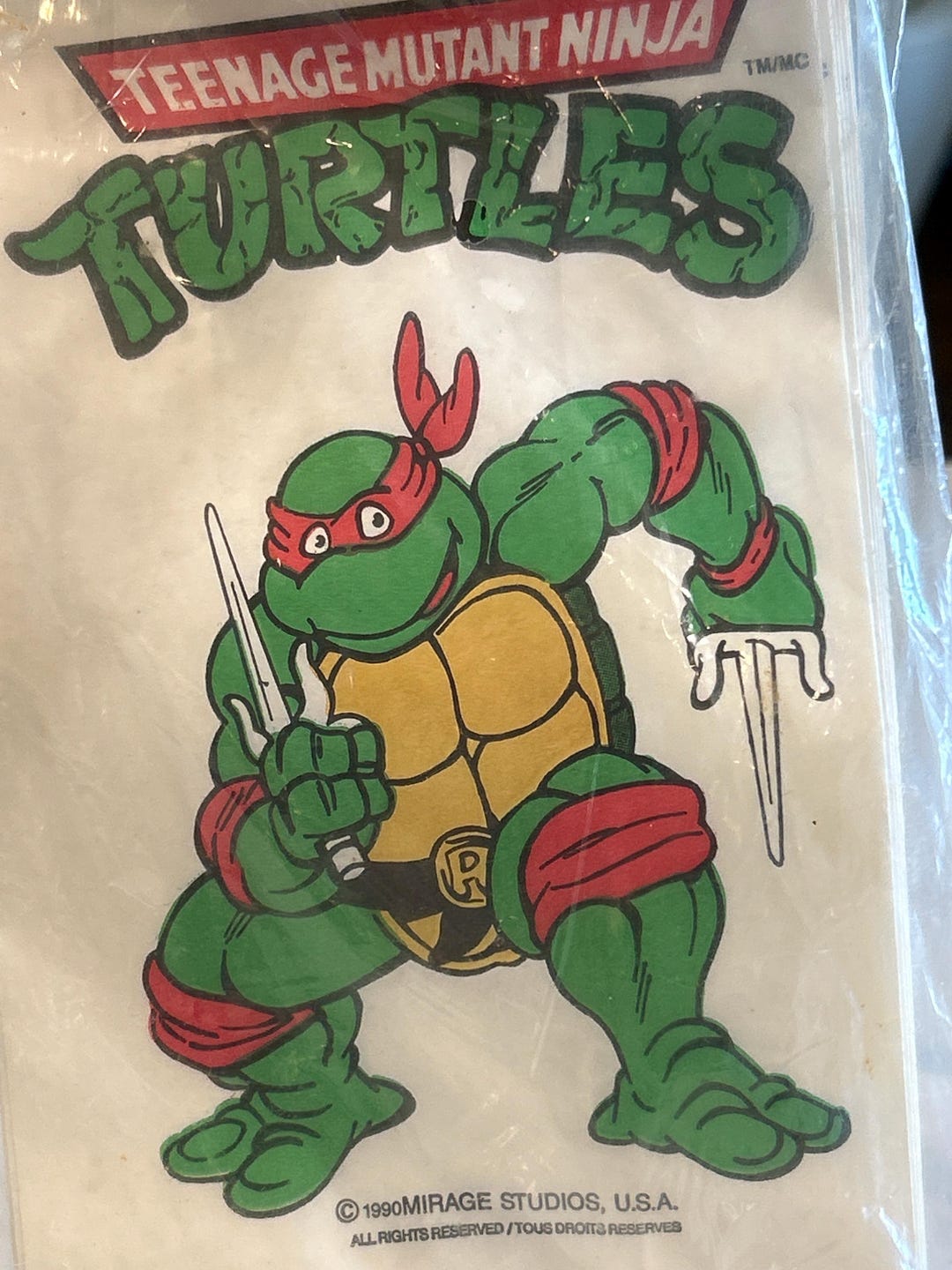 Vintage Teenage Mutant Ninja Turtles Paper Lunch Bags, Party Favor Bags ...