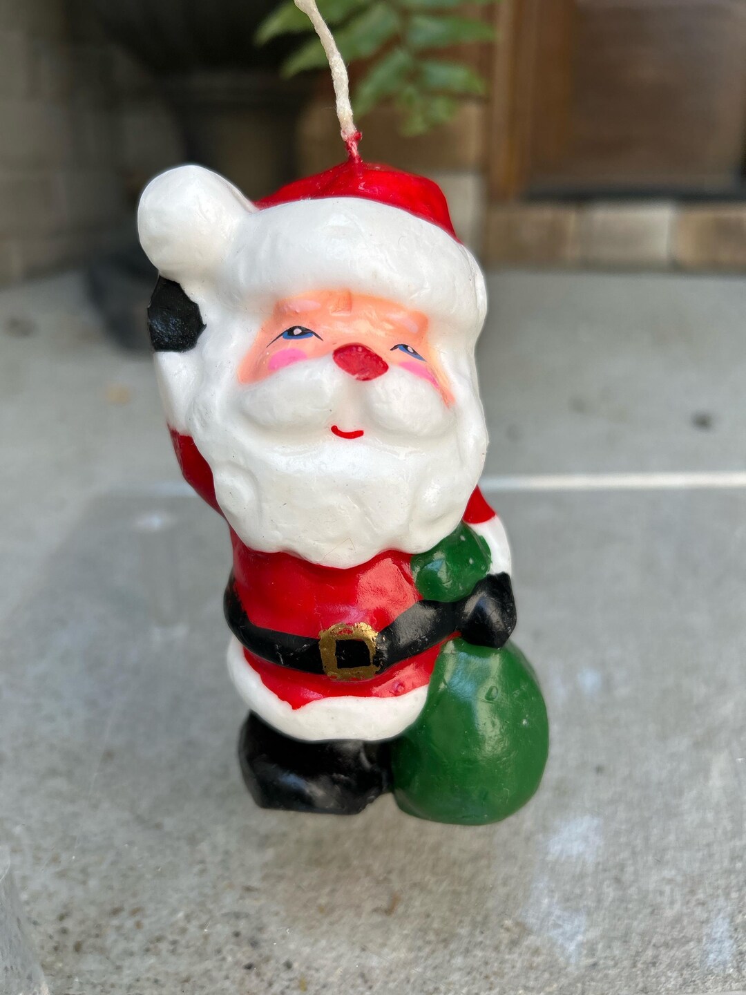 Vintage Christmas Santa Claus Candle, COTC, Coast Orient Trading Co ...