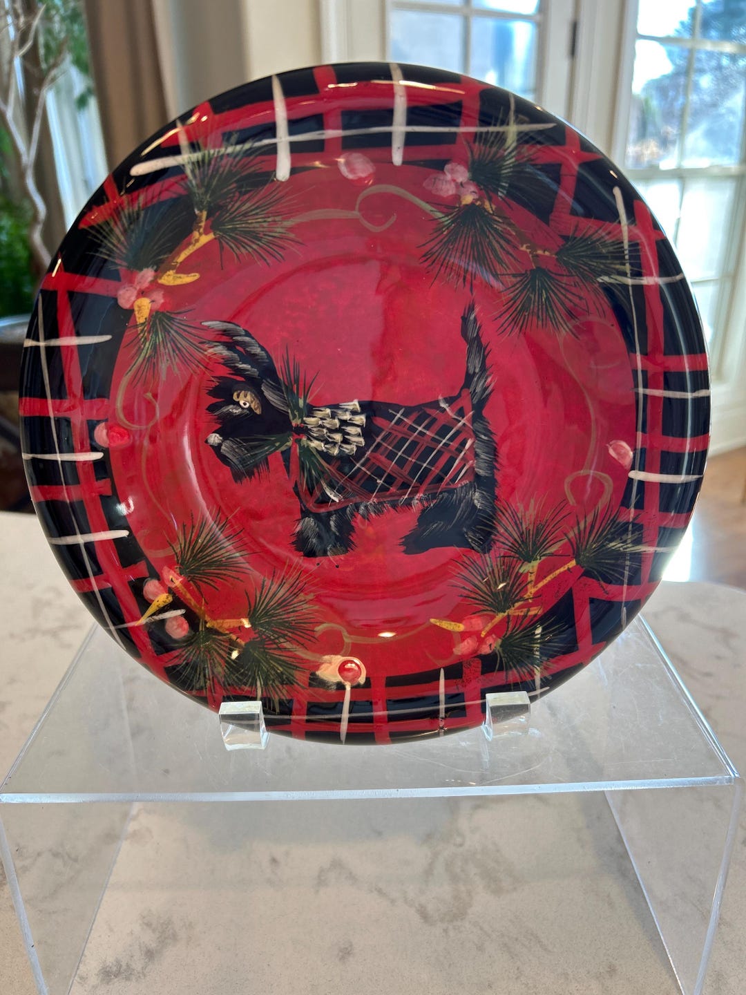 Vintage Christmas Scotty Dog by Patricia Brubaker Certified ...