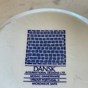 Dansk Tiles Pattern 1990s Mosaic Dinnerware Pattern, Crafted in ...