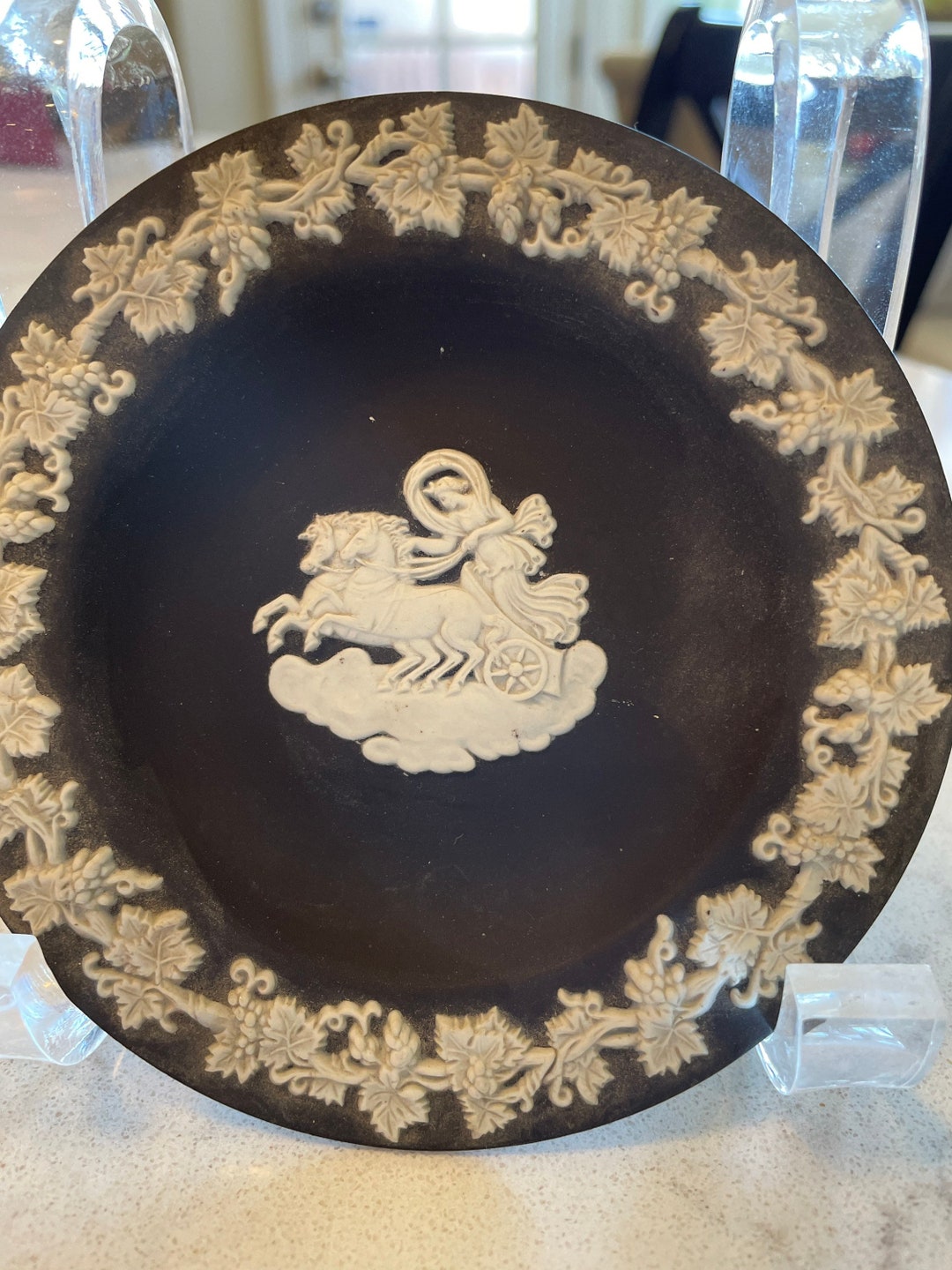 Wedgwood Black Jasperware Trinket Dish Decoration - Etsy