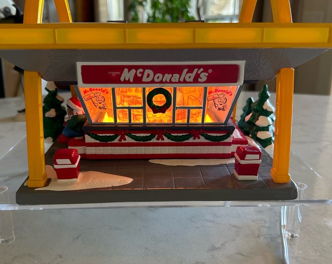 Department 56 Snow Village "mcdonald's" Restaurant #54914, 1997 Ceramic ...