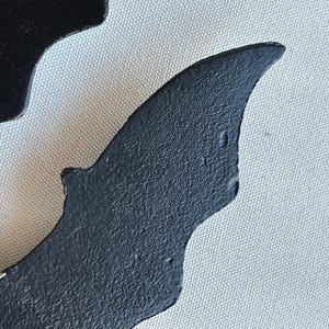 Halloween Crescent Moon Bats Cast Aluminum Wall Hanging , Halloween ...