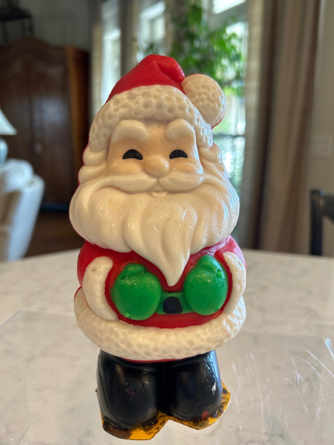 Vintage Suni Santa Claus Candle 8", Unlit, Has Paper ID Tag, Christmas ...
