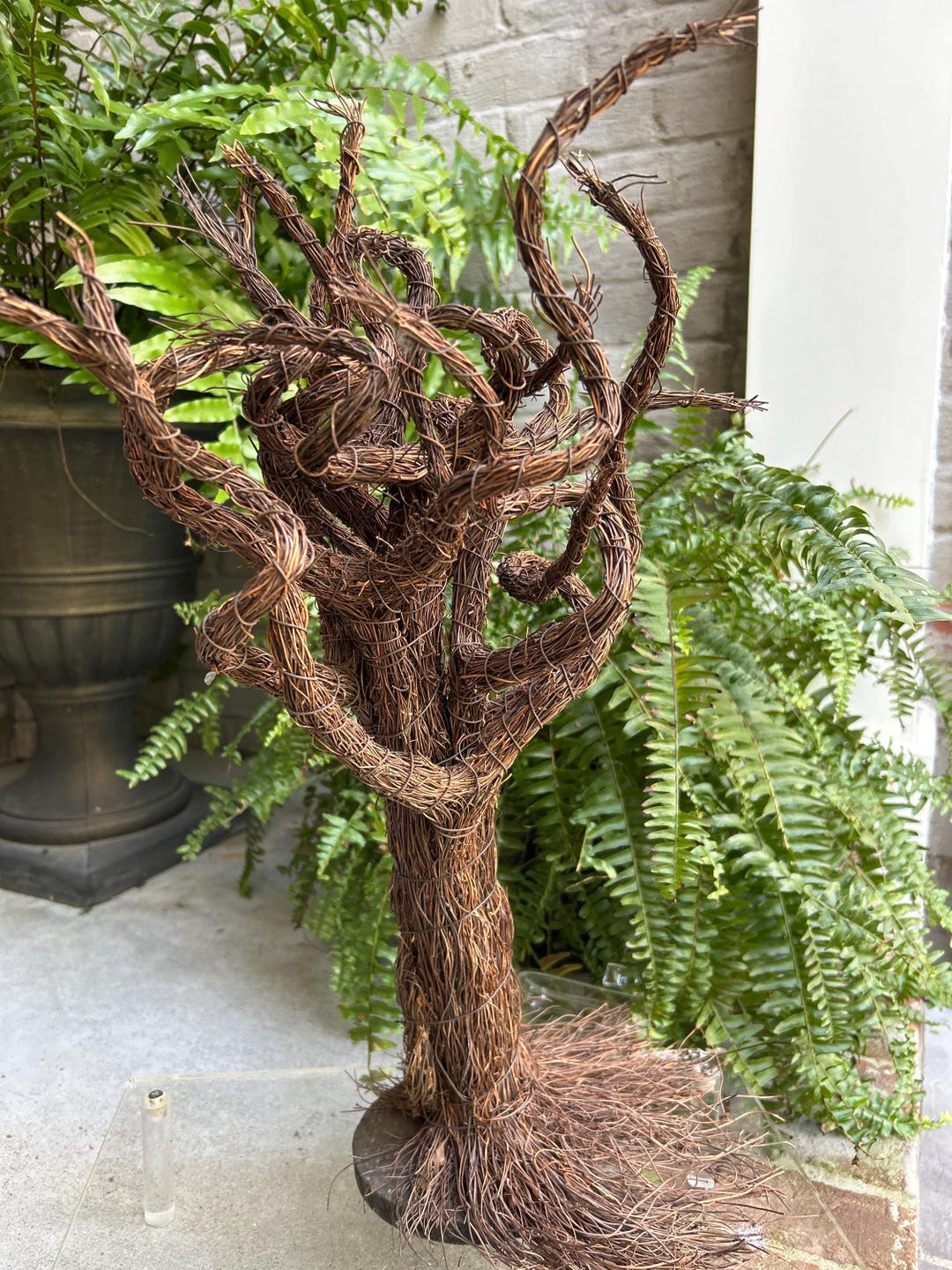 Vintage Halloween Gnarly Twisted Natural Vine Tree Tabletop Halloween ...