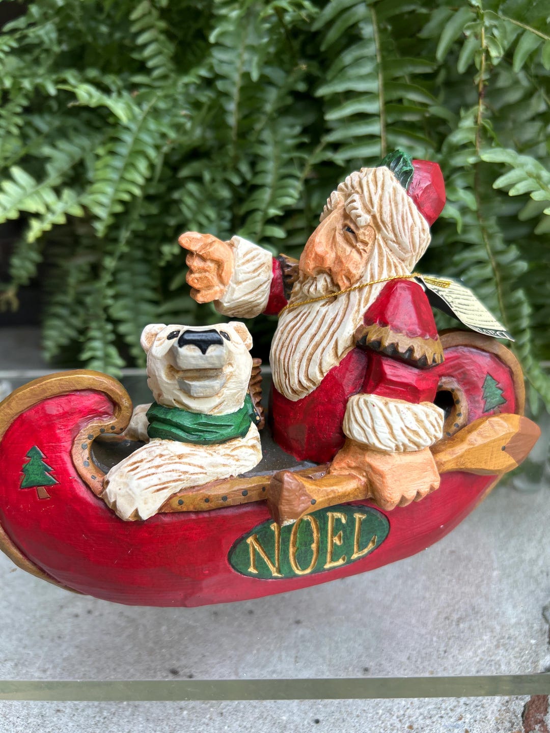 David Frykman Vintage Christmas Santa Claus and Polar Bear DF 1136 ...