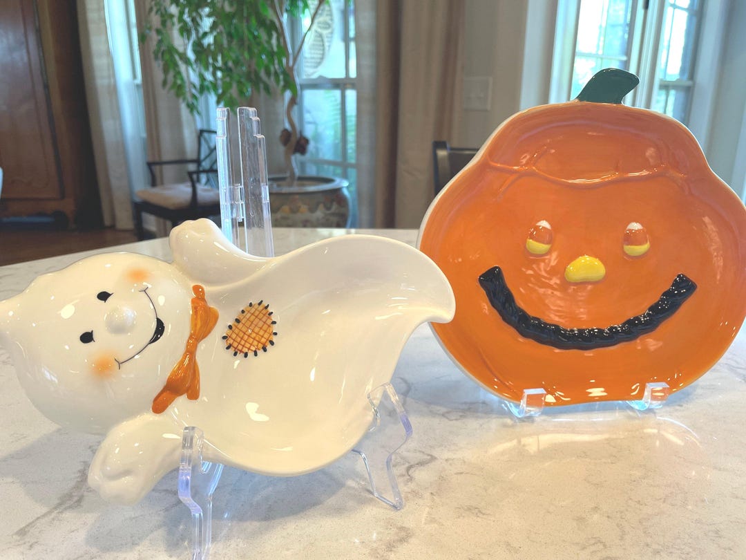 Hallmark Halloween Ghost Bowl Halloween Decoration OR Hallmark Jack O ...