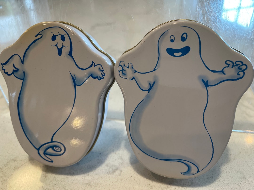 Halloween Ghost Metal Favor Tin Collectible Metal Tin - Etsy
