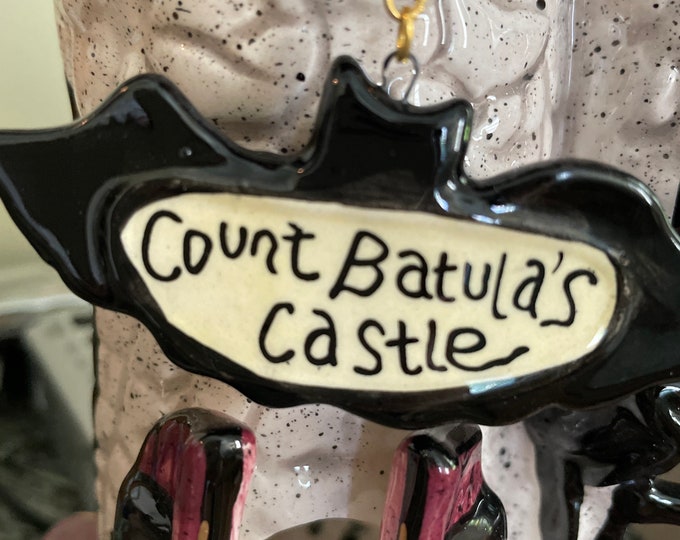 Blue Sky Clayworks "count Batula's Castle" 2010 Tea Light House ...