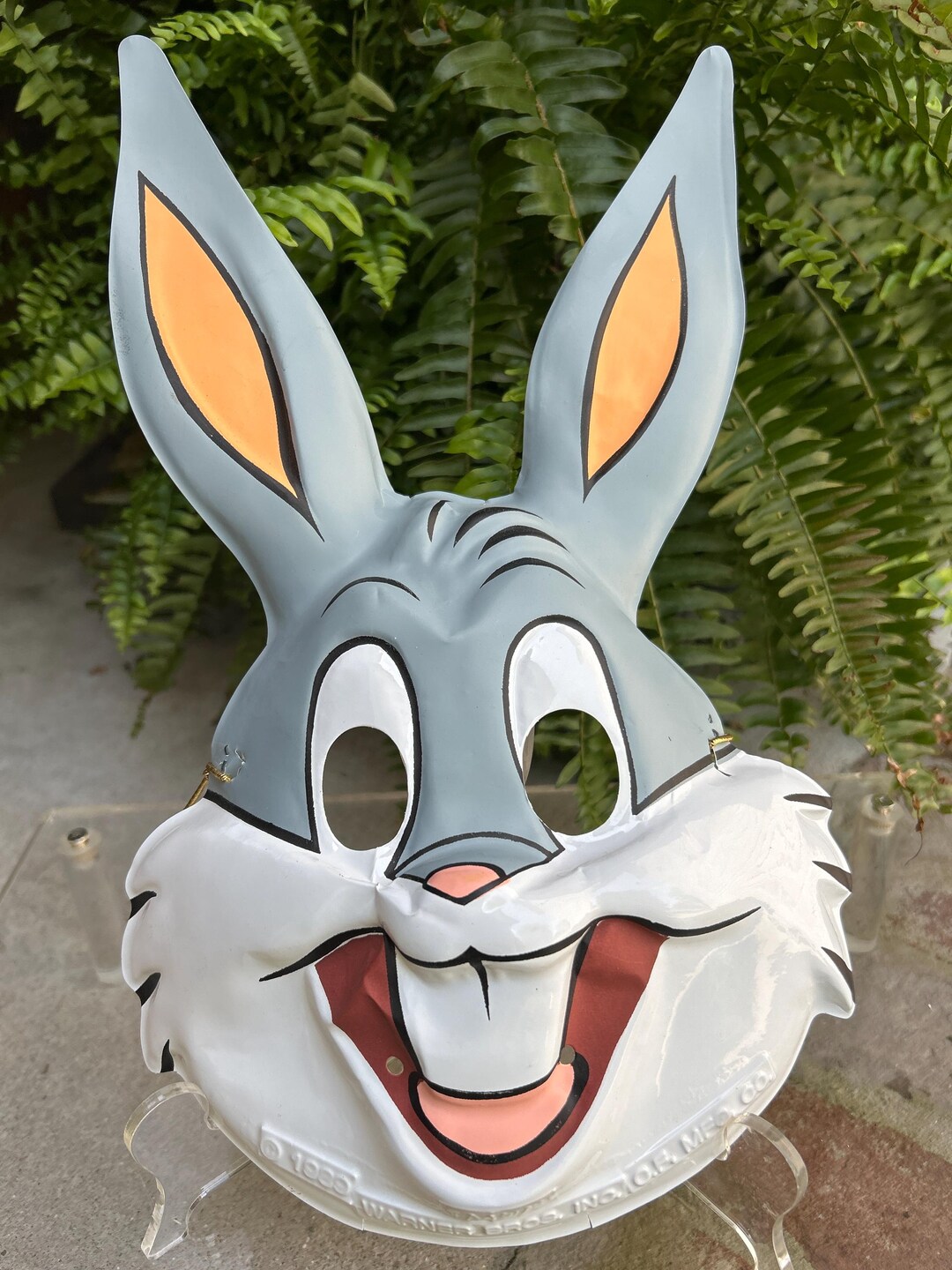 Vintage Halloween "bugs Bunny" Mask 1989 Warner Bros. Inc Taiwan Child ...