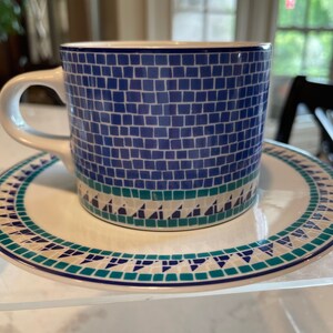 Dansk Tiles Pattern 1990s Mosaic Dinnerware Pattern, Crafted in ...