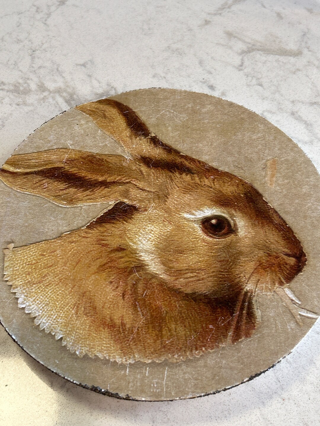 Vintage Wendy Addison Easter Rabbit Bunny Handcrafted Box 7 Diameter 3 ...
