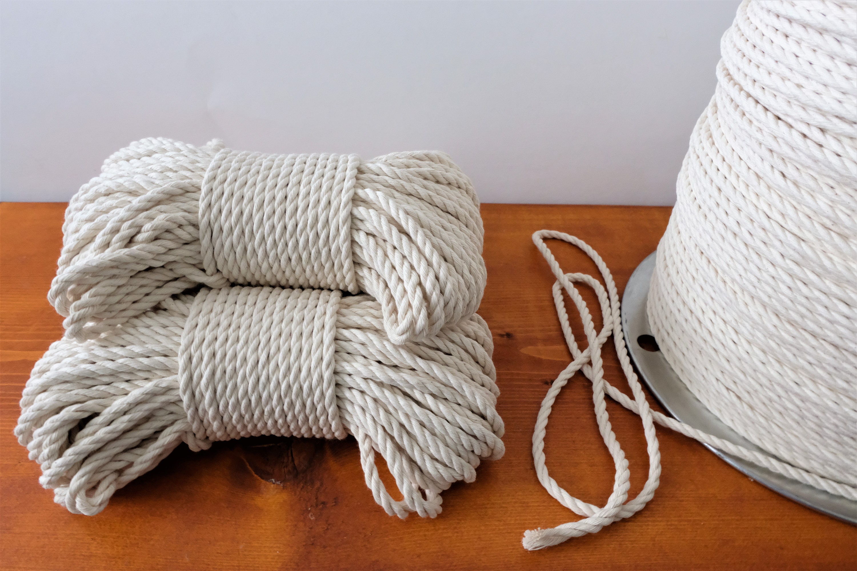 MACRAME COTTON ROPE 3mm Macrame Cord Diy Macrame Kit | Etsy