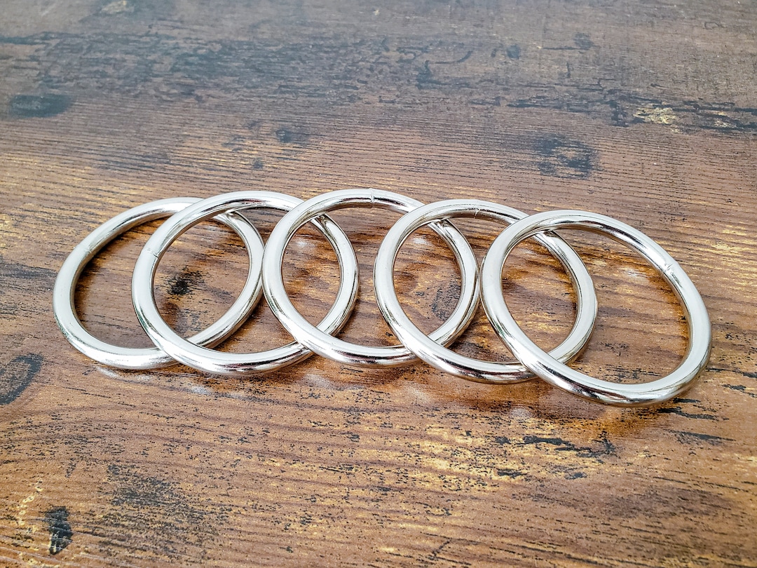 Metal Rings, Macrame Ring, Stainless Steel Ring, Macrame Supplies ...