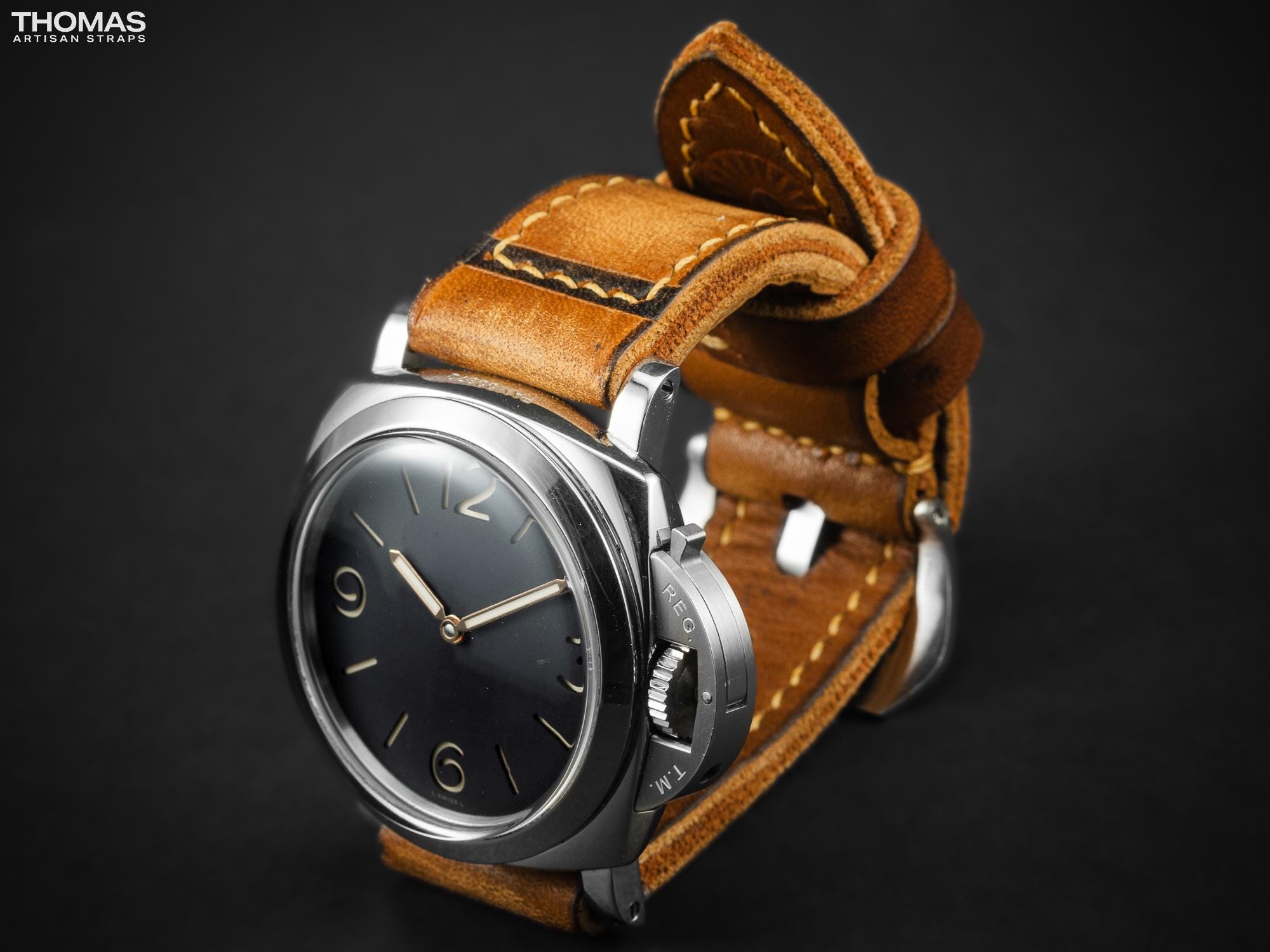 MH01 Hercules - Handmade Distressed Leather Watch Strap | Vintage ...