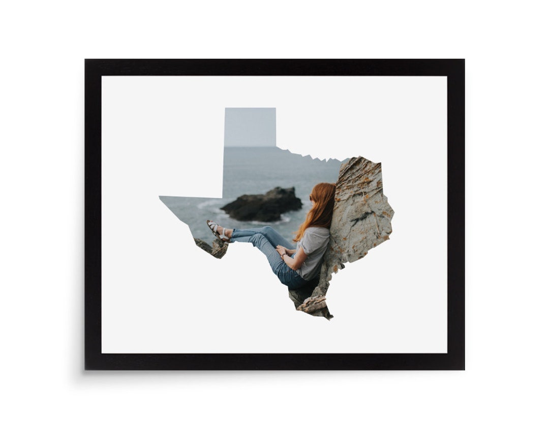 8x10 Texas State Photo Mat - Picture Frame Mat - Photo Frame Mat ...