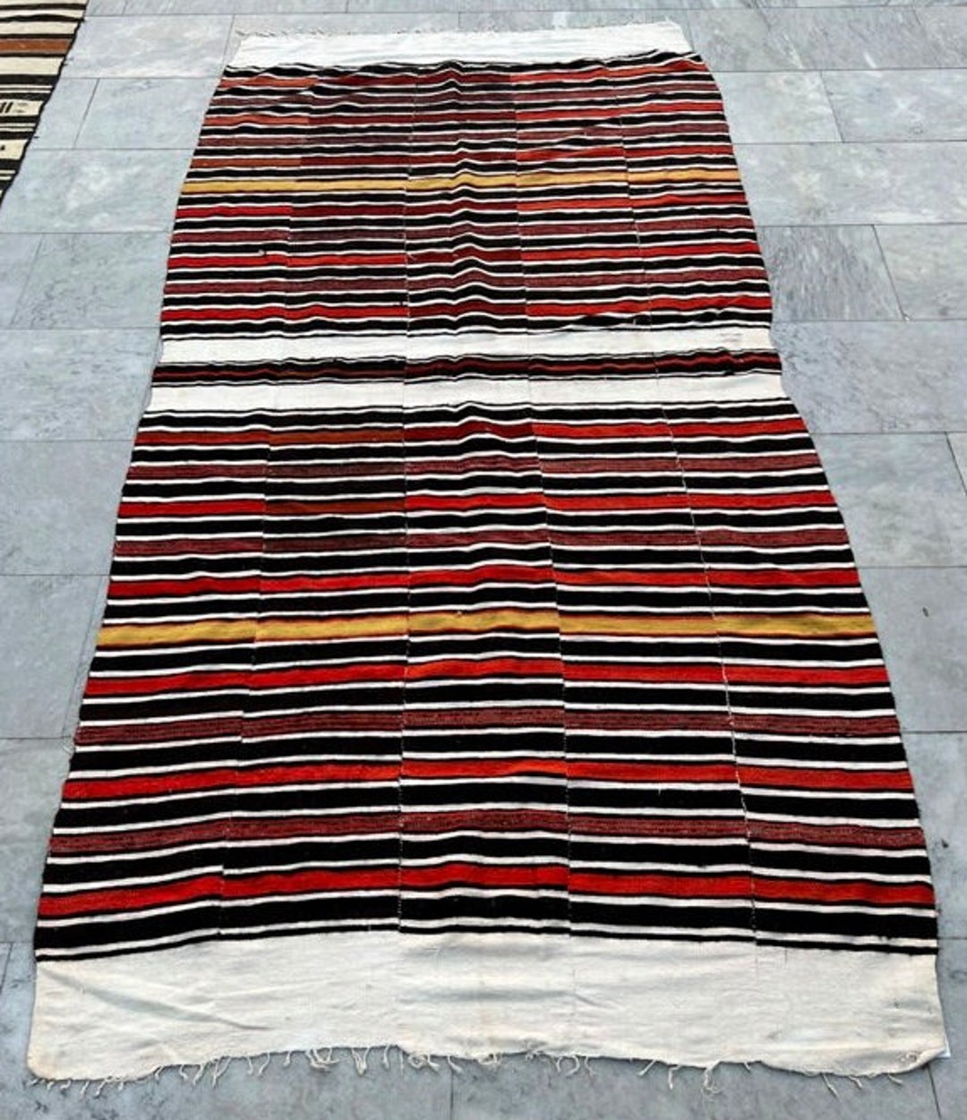 4x8antique Fulani Blanket, Vintage Tribal Blanket, African Textile ...