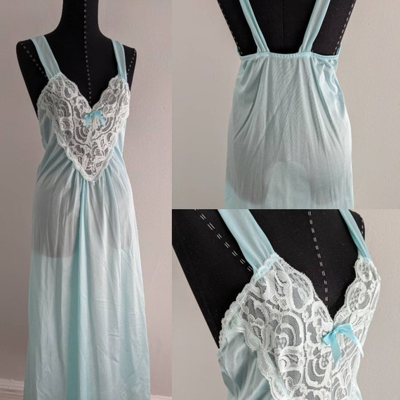 Long nylon nightgown - Gem