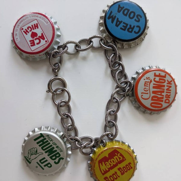 Bottle Cap Bracelet - Etsy