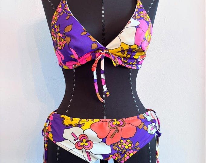 1970s Vintage Bikini, Vintage 70s String Bikini, Sears 1970s Swim Suit ...