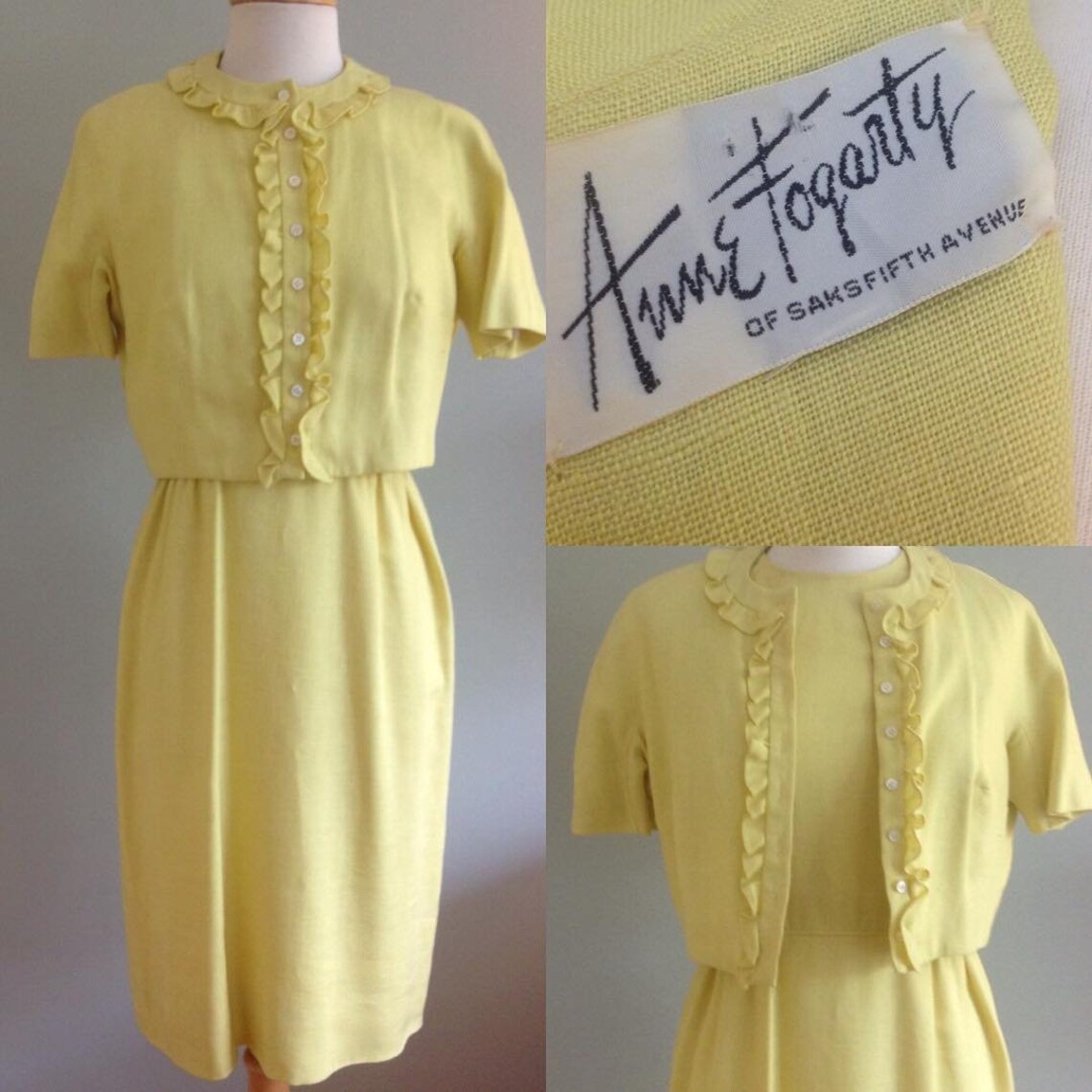 1960s Ann Fogarty Dress 60s Vintage Dress Mid Century Modern - Etsy