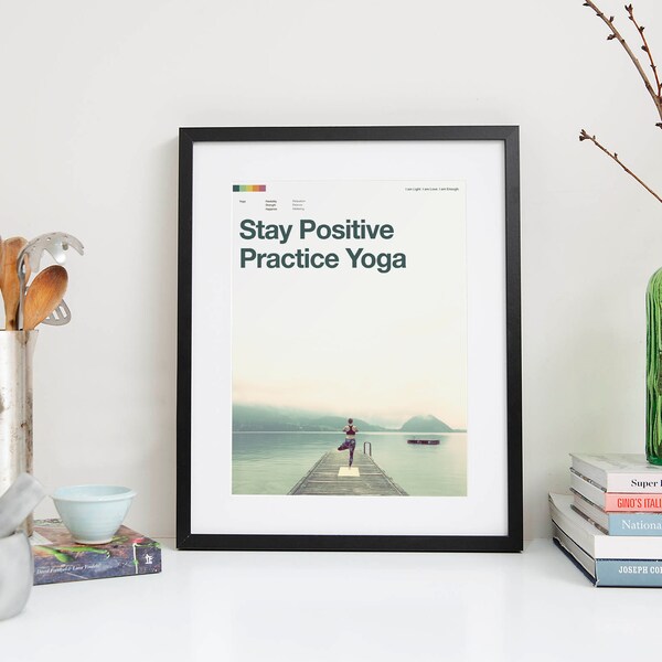 Yoga Poster - Etsy UK