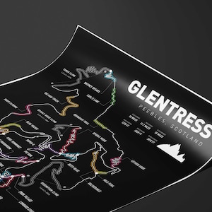 Glentress - Mountain Biking Art Print - Etsy