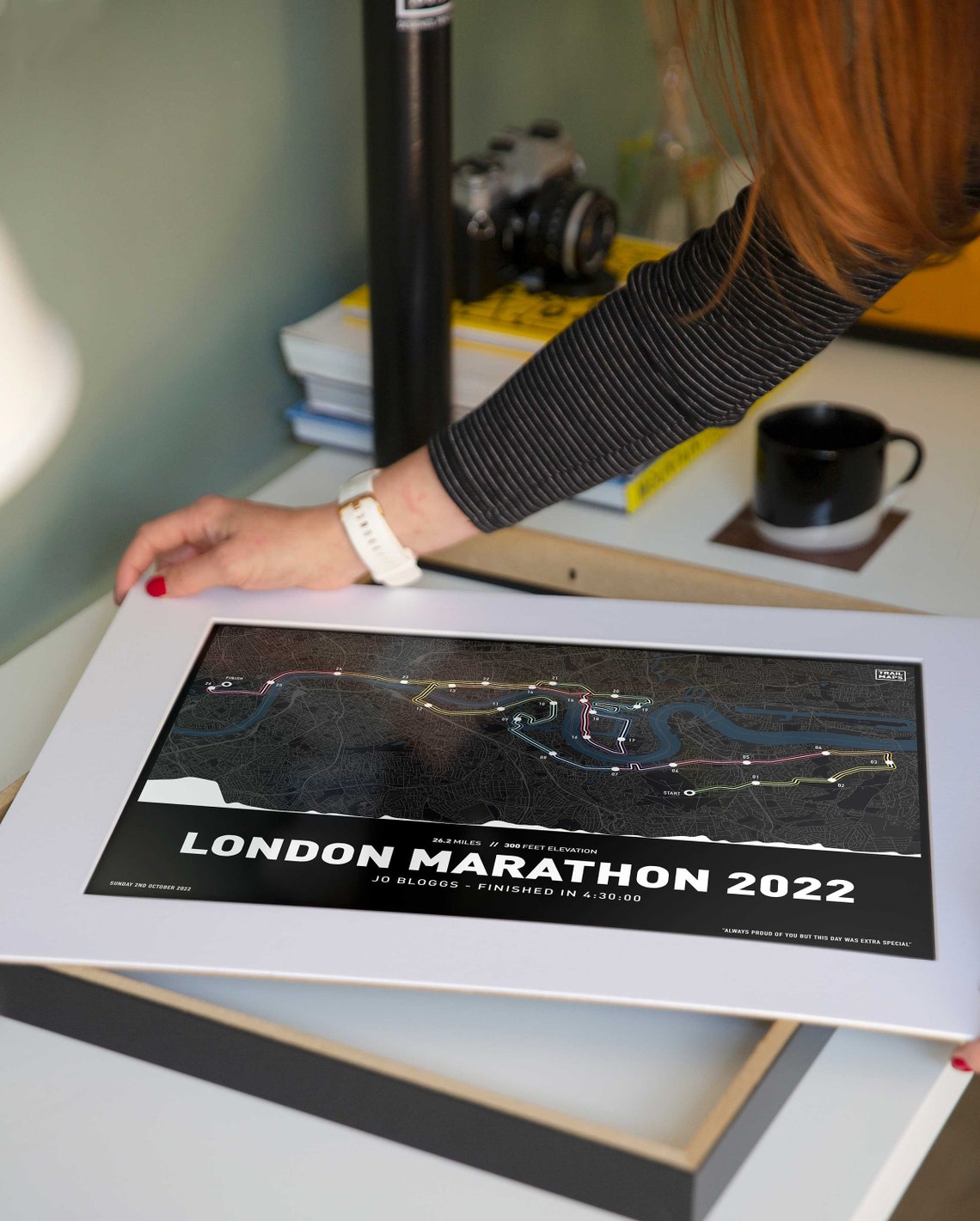 Personalised London Marathon 2022 Art Print Running Poster - Etsy